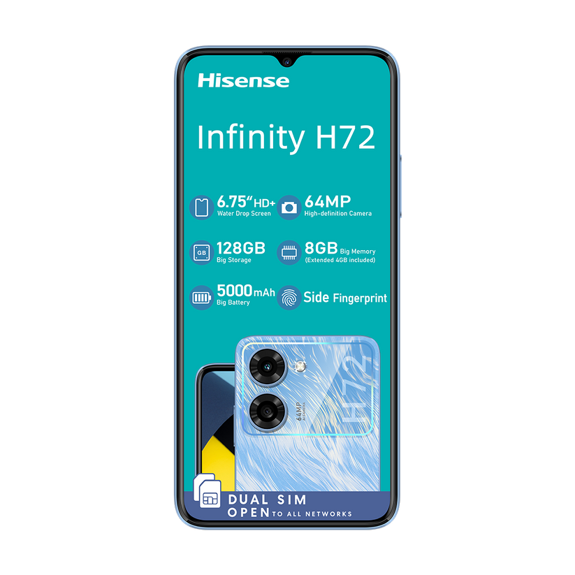 Hisense H72 128GB Dual Sim – PEP Cell