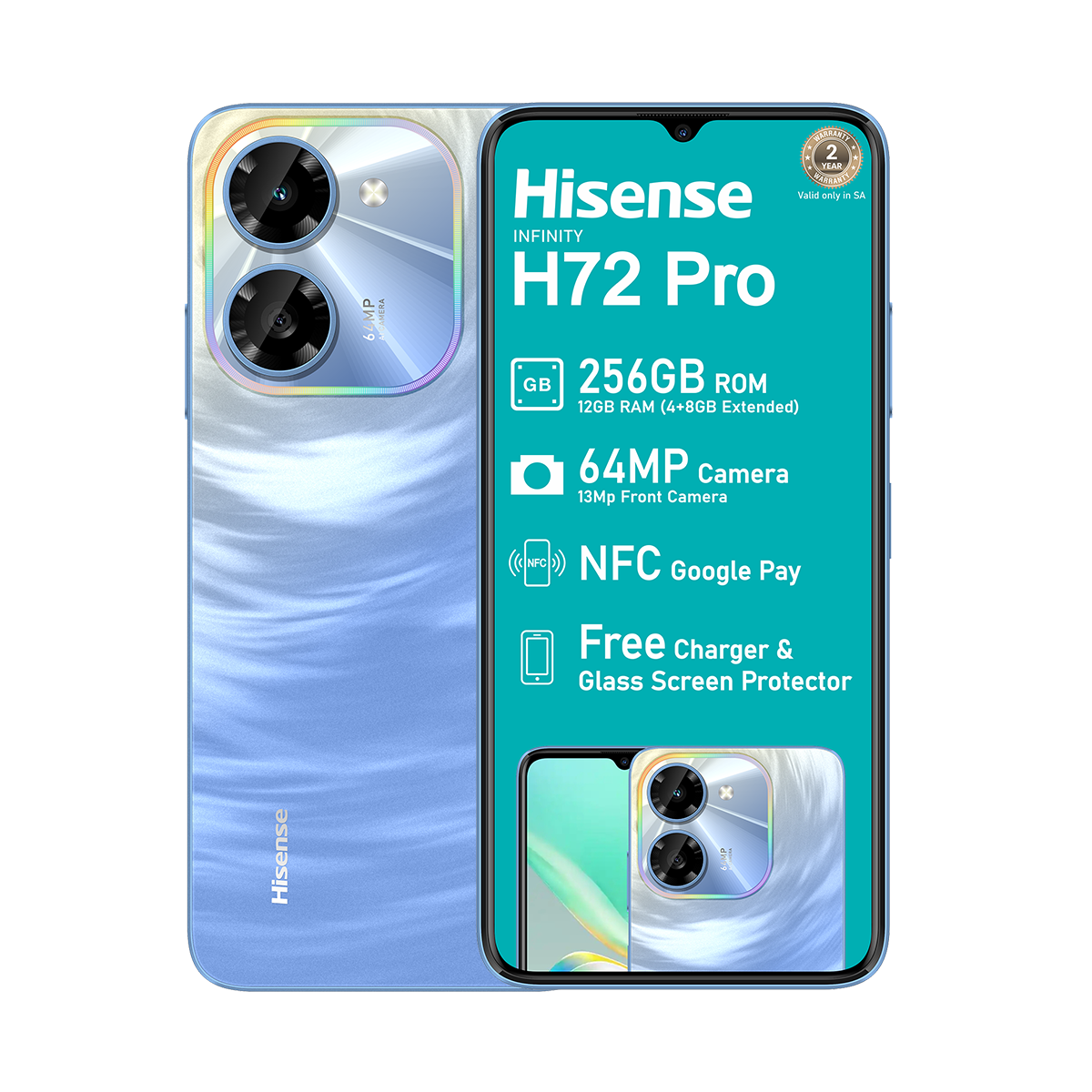 Hisense H72 Pro 256GB Dual Sim – PEP Cell