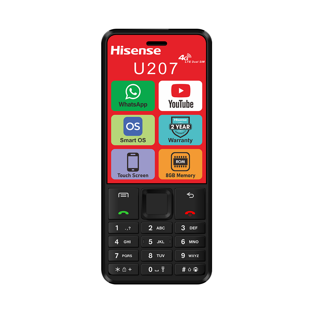 Hisense U207 Dual Sim – PEP Cell