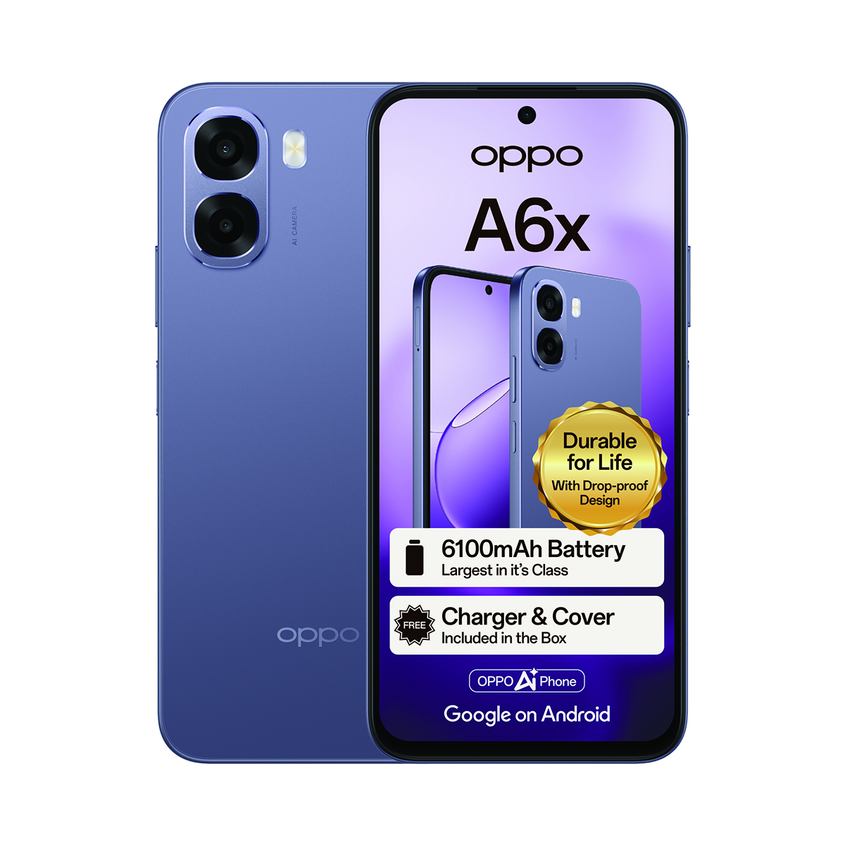 Oppo A6x 64GB Dual Sim Purple – PEP Cell