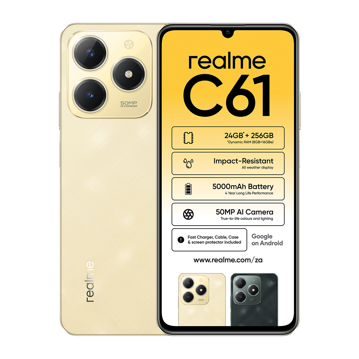 Realme C61 256GB dual sim – PEP Cell