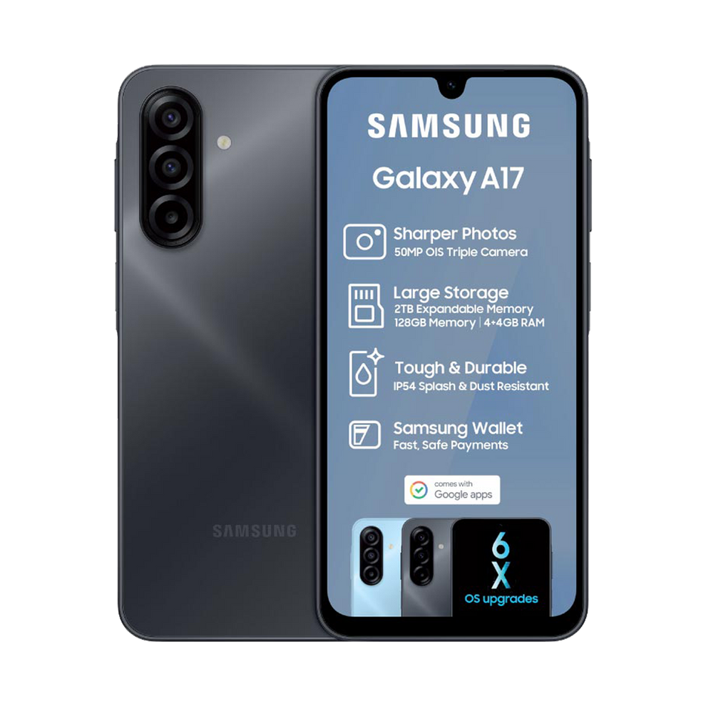 Samsung Galaxy A17 128GB Dual Sim Black – PEP Cell